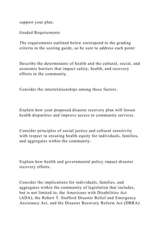 Assessment 3 Instructions Disaster Recovery PlanDevelop a d.docx