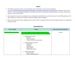 Leadership and Management CIPD UK Assignment Sheet | PDF