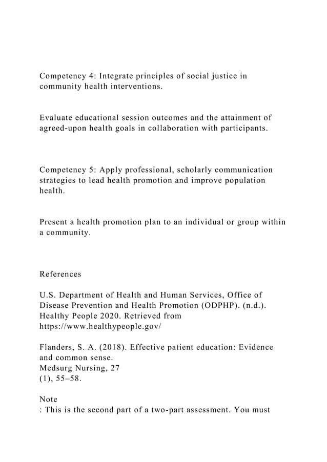 Assessment 4 Instructions Health Promotion Plan Presentation.docx