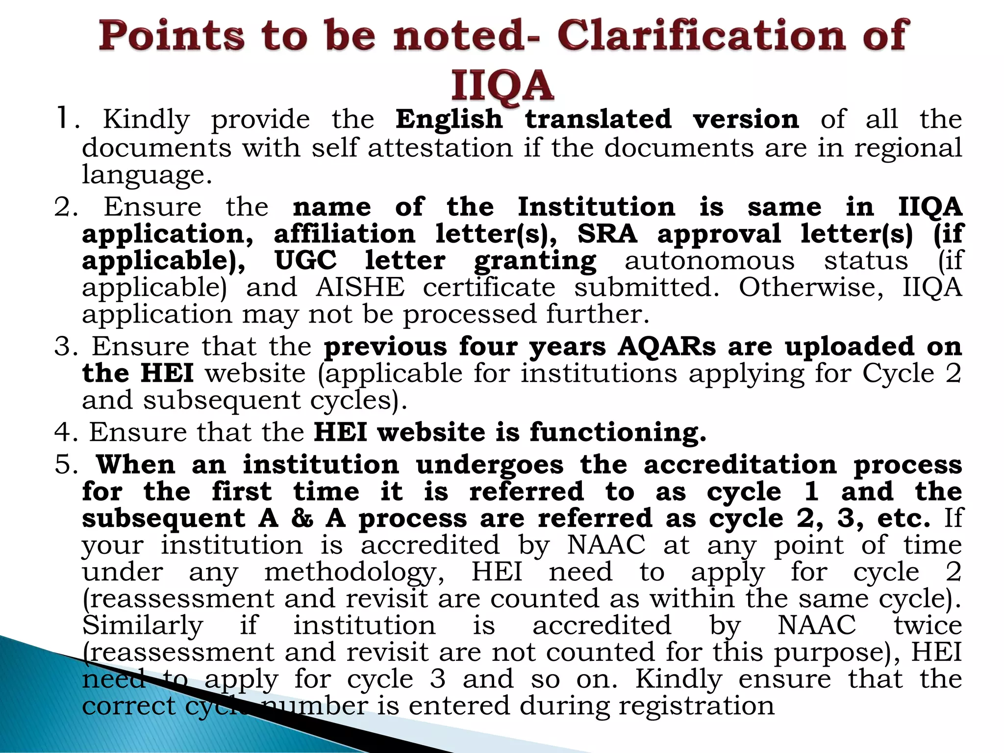 Assessment & Accreditation Process of NAAC in Revised Accreditation ...