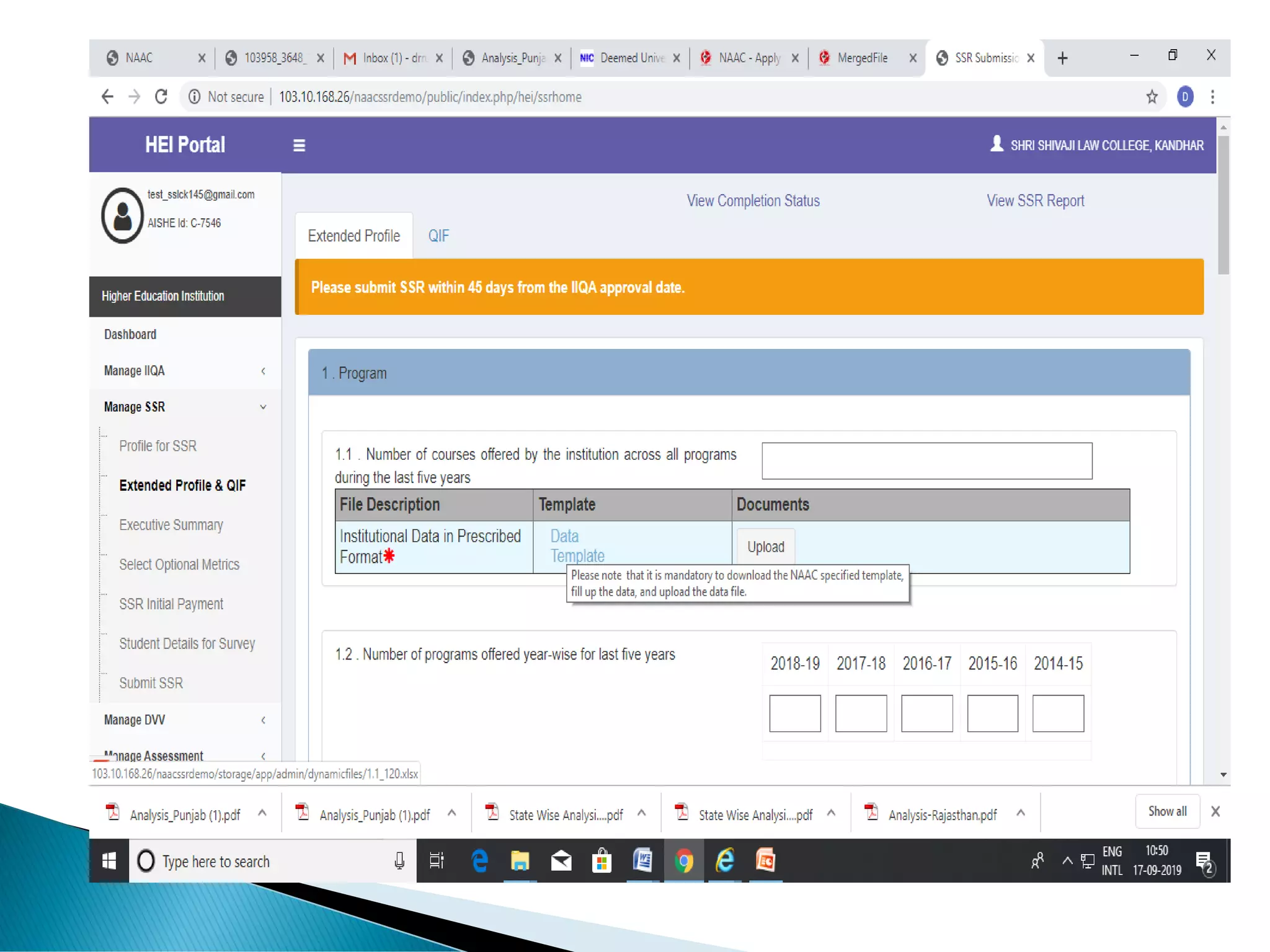 Assessment & Accreditation Process of NAAC in Revised Accreditation Framework_Dr. Ruchi Tripathi ...