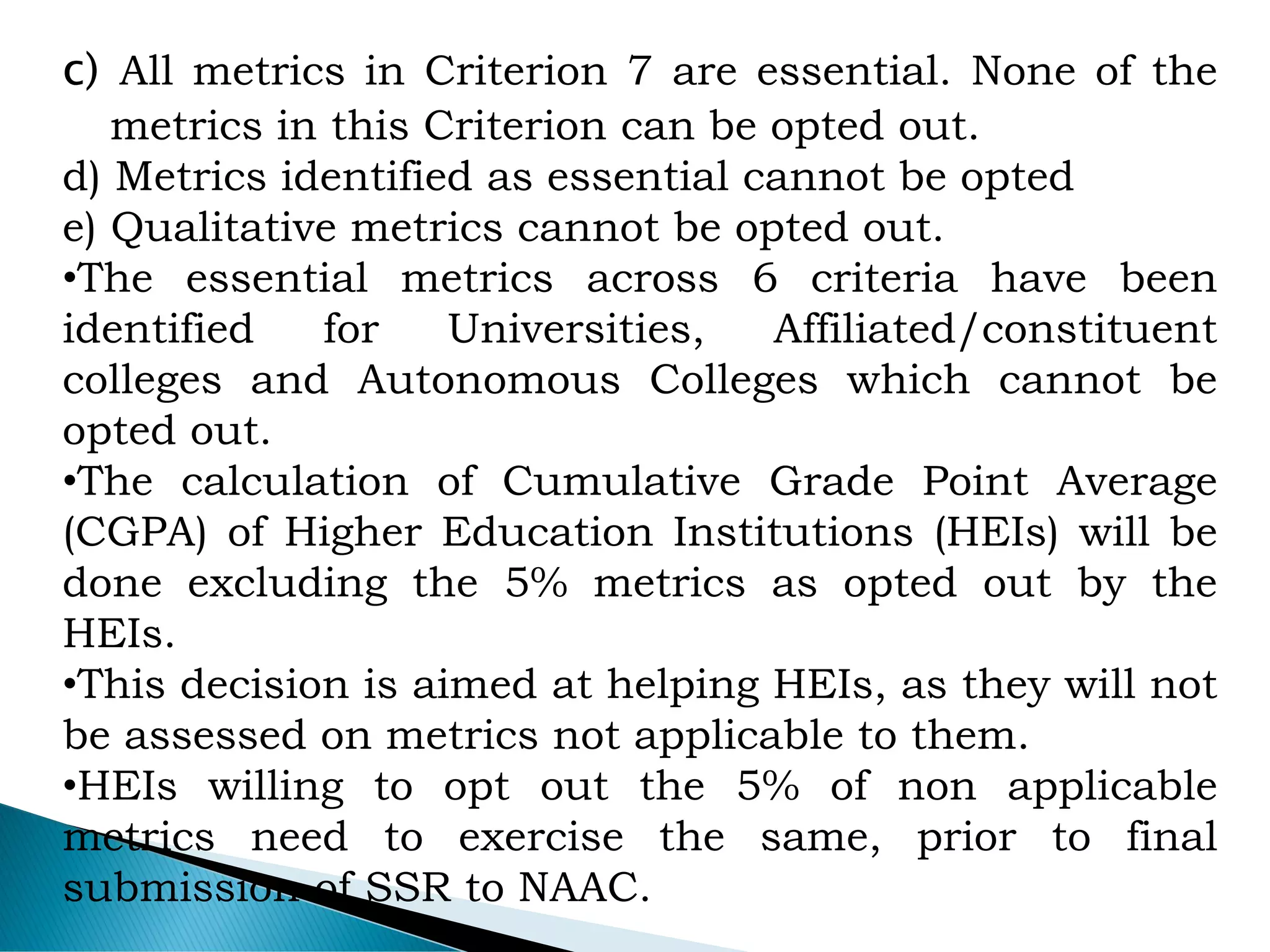 Assessment & Accreditation Process of NAAC in Revised Accreditation Framework_Dr. Ruchi Tripathi ...