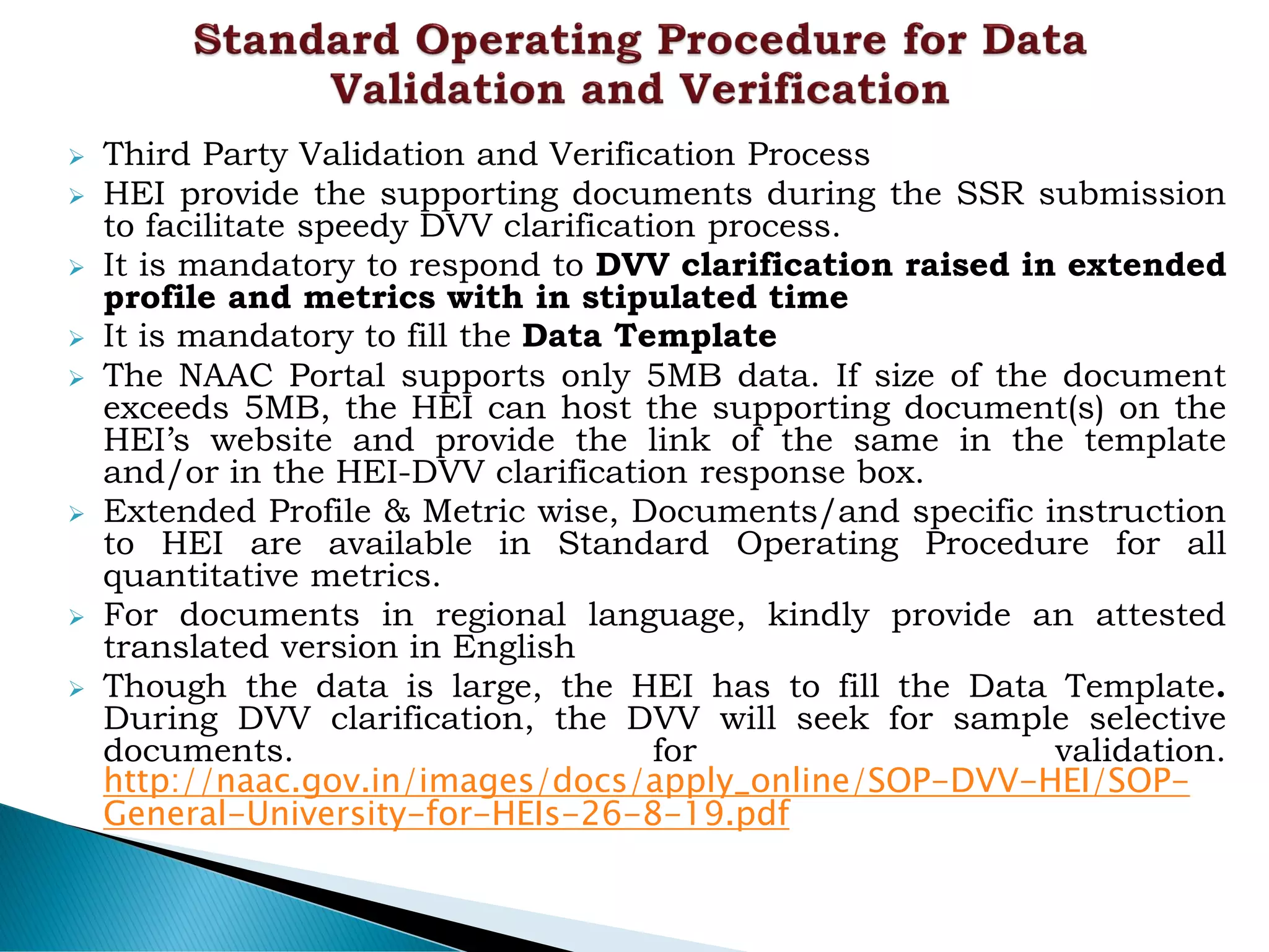 Assessment & Accreditation Process of NAAC in Revised Accreditation ...