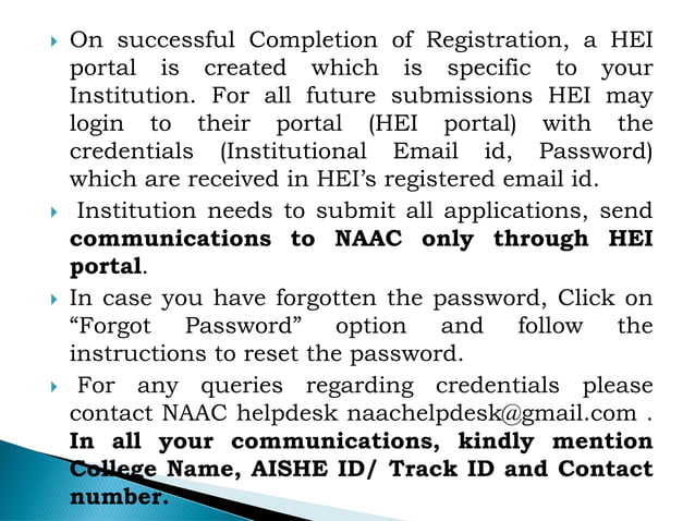 Assessment & Accreditation Process of NAAC in Revised Accreditation ...