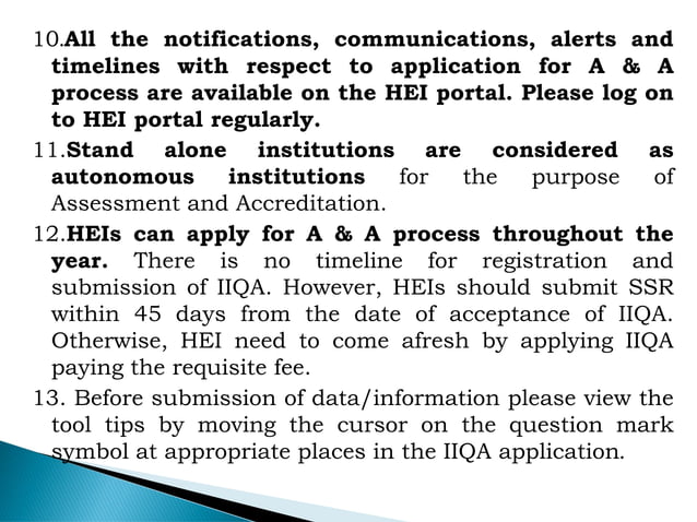 Assessment & Accreditation Process of NAAC in Revised Accreditation ...