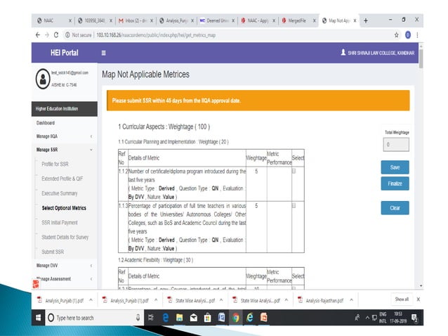 Assessment & Accreditation Process of NAAC in Revised Accreditation Framework_Dr. Ruchi Tripathi ...