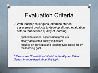 Arts Integration Framework Series: Assessment Activities | PPTX