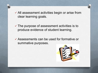 Arts Integration Framework Series: Assessment Activities | PPTX