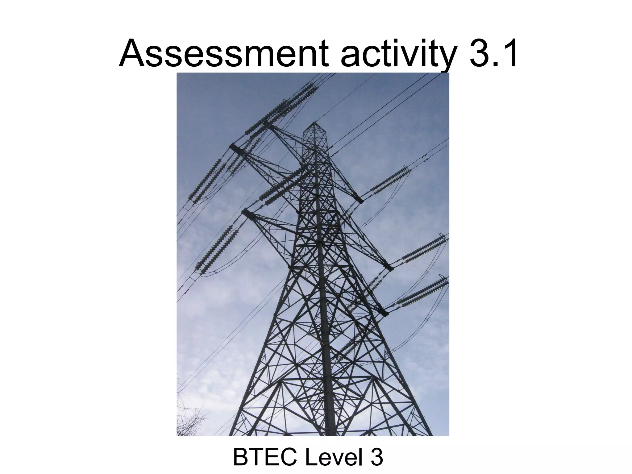 Assessment activity 3.1 | PPT
