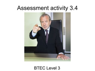 Assessment activity 3.4 | PPT | Educational Assessment | Education