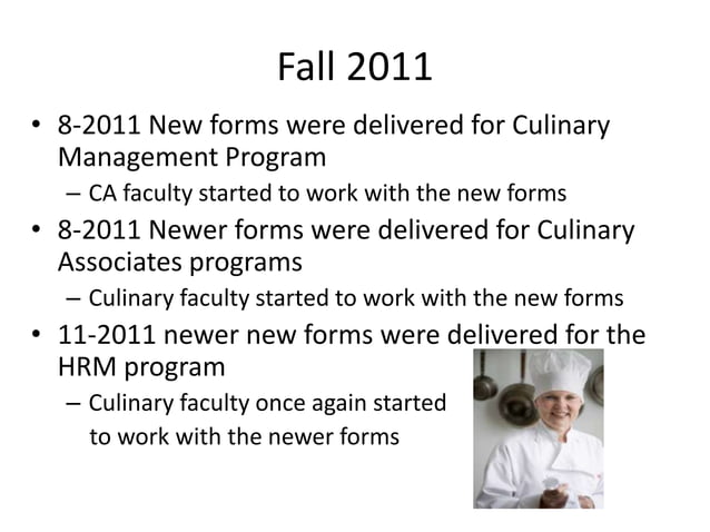 Culinary Arts Assessment Challenge | PPT