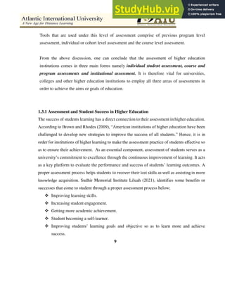 Assessment And Accreditation In Higher Education | PDF