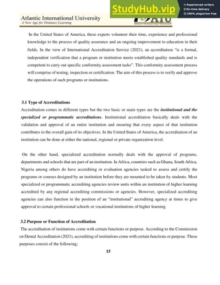 Assessment And Accreditation In Higher Education | PDF