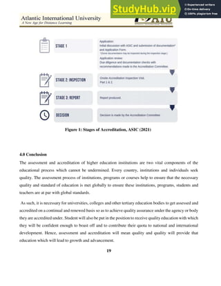 Assessment And Accreditation In Higher Education | PDF