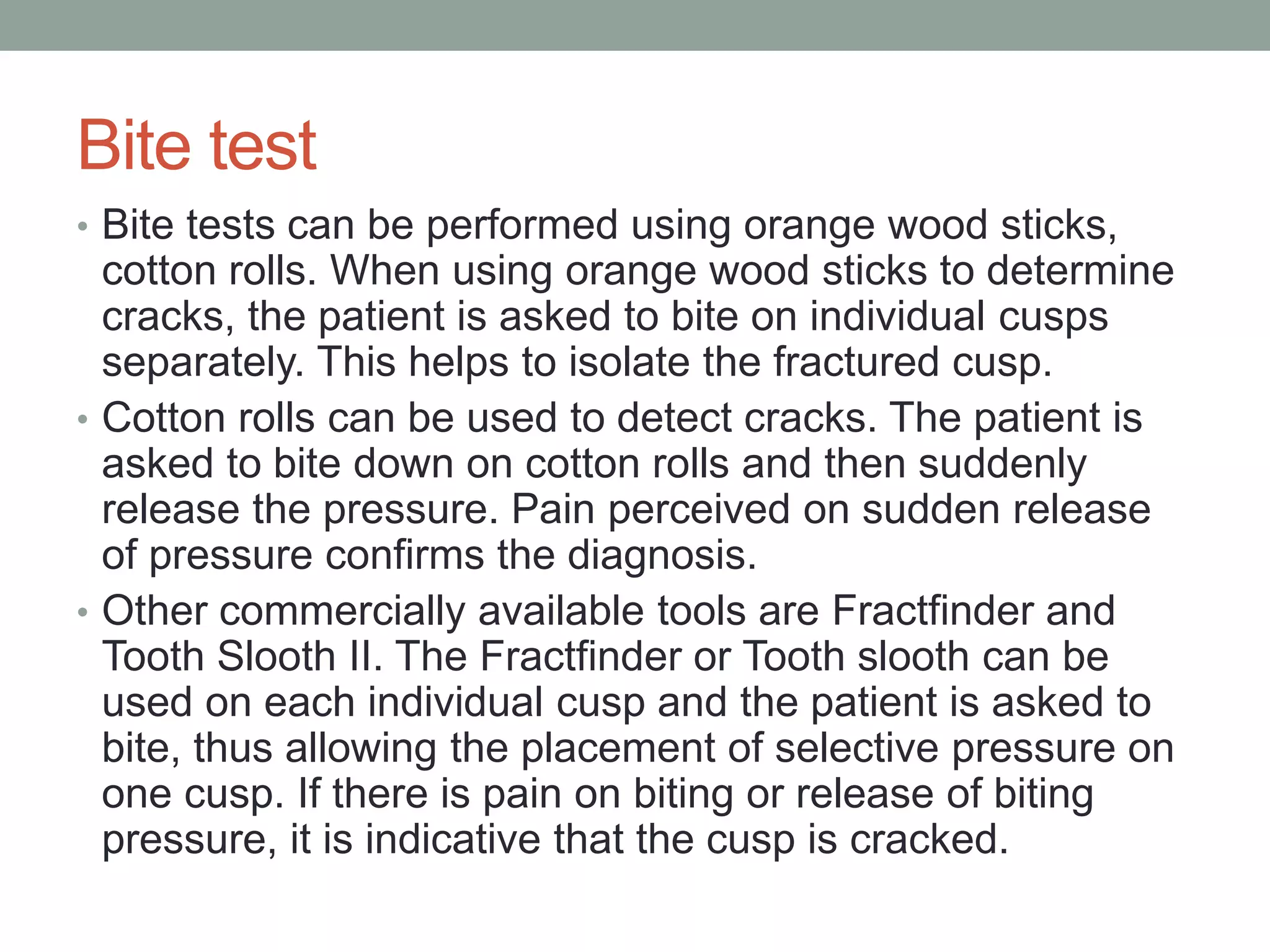 Assessment and diagnosis of pain in dental practice | PPTX
