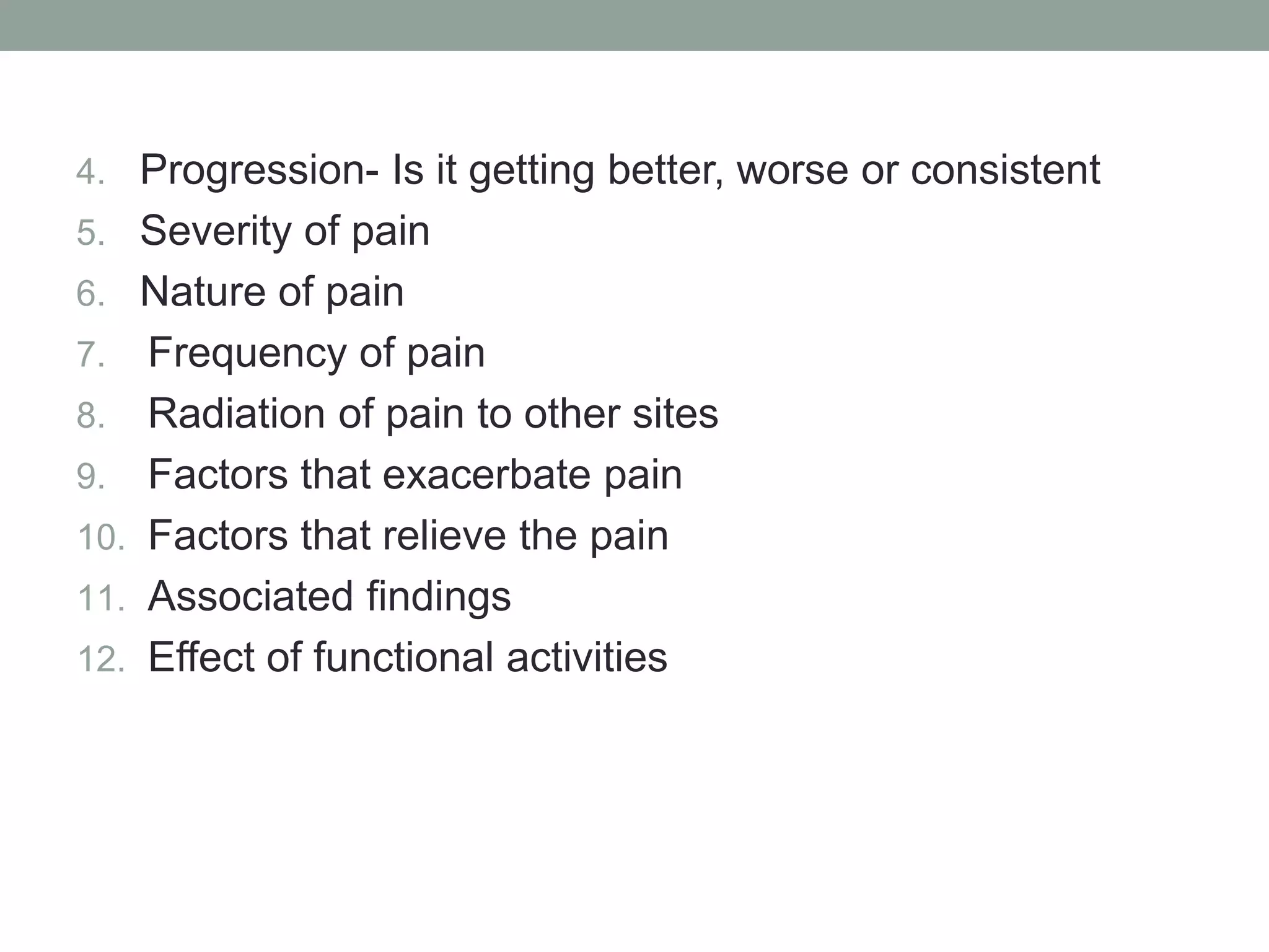 Assessment and diagnosis of pain in dental practice | PPTX