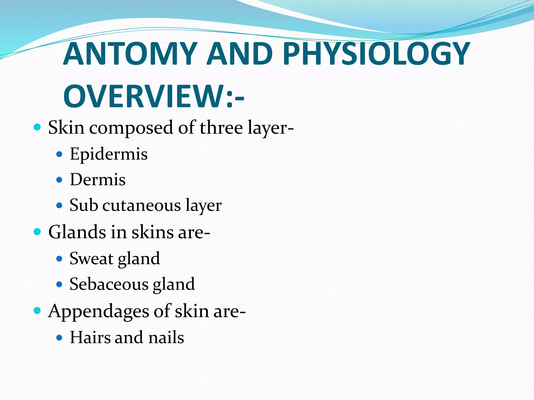 Assessment and diagnostic evaluation of integumentary system | PPTX