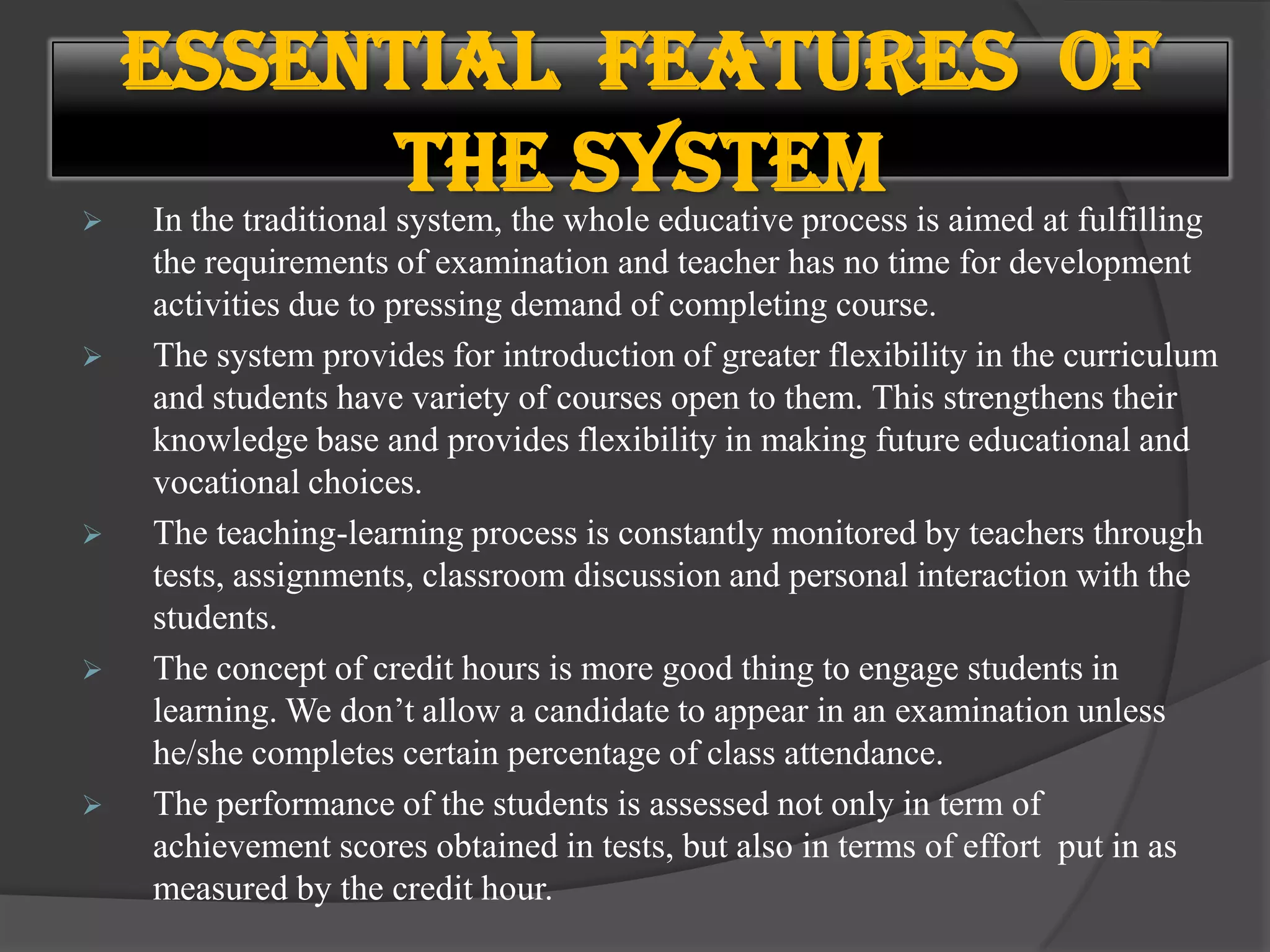 semester system | PPTX