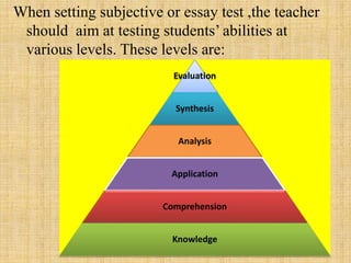 Assessment and evaluation | PPTX