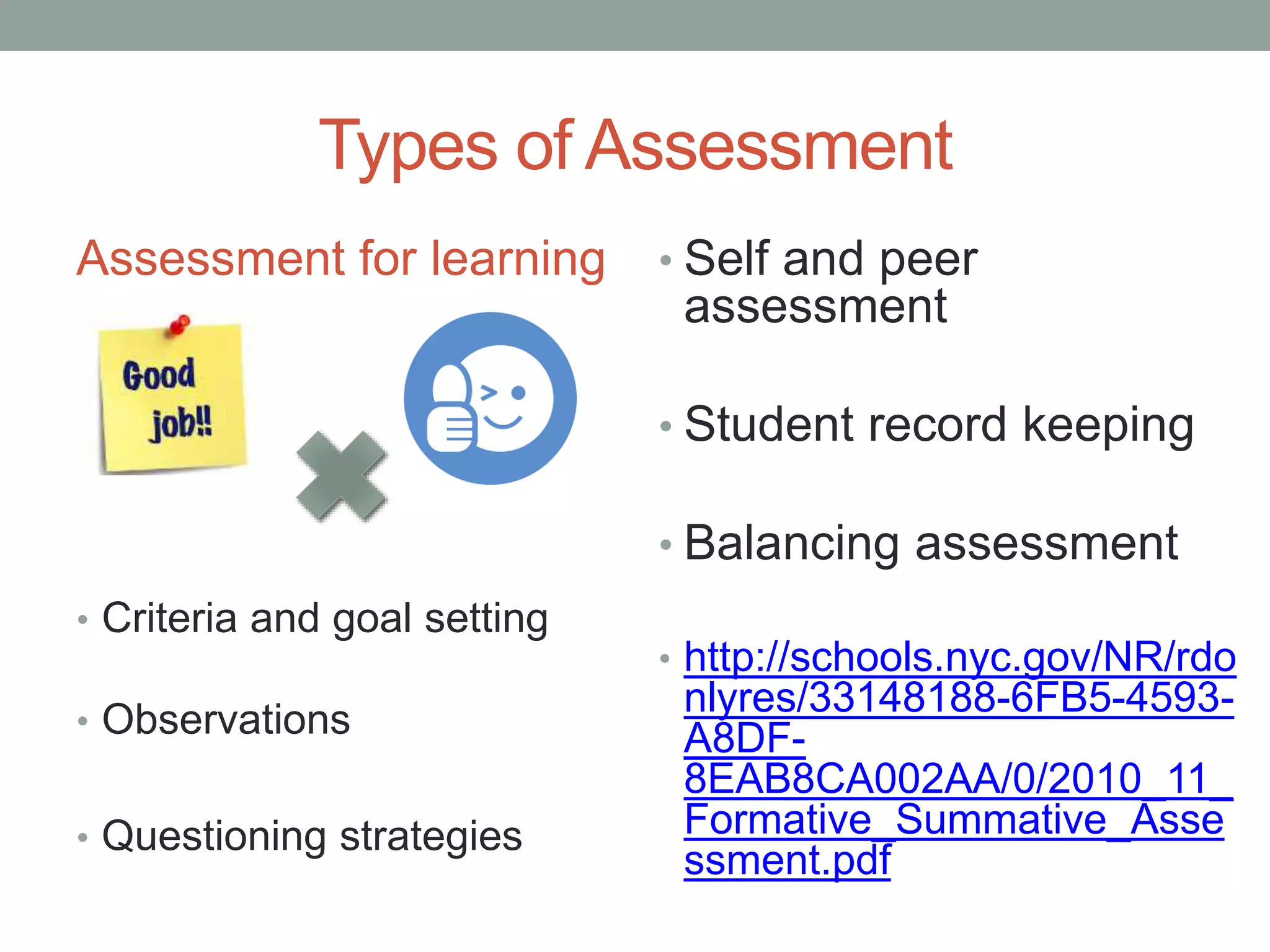 Assessment and evaluation | PPTX