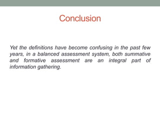 Assessment and evaluation | PPTX