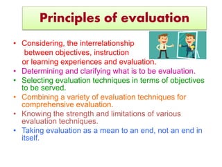 Assessment and Evaluation | PPTX