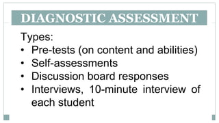 ASSESSMENT AND EVALUATION | PPTX