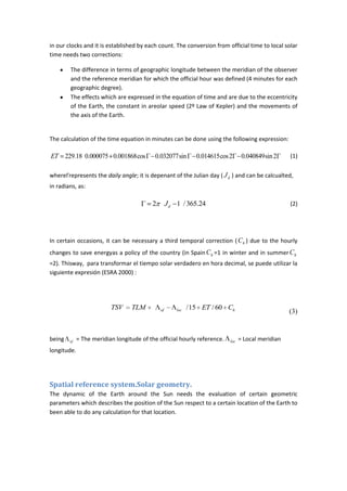 Assessment and evaluation of solar resources adb course | PDF
