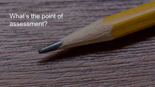 Assessment and feedback | PPTX