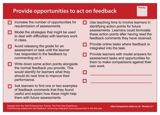 Assessment and Feedback printable cards | PDF