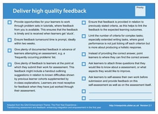 Assessment and Feedback printable cards | PDF