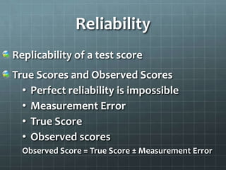 Assessment and individual differences | PPTX