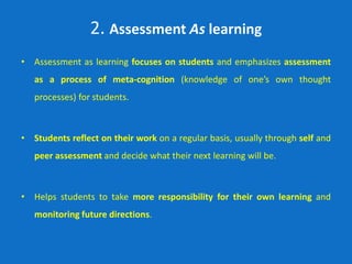 Assessment and learning | PPTX