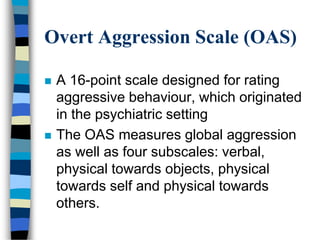 Assessment and management of challenging behaviour | PPT