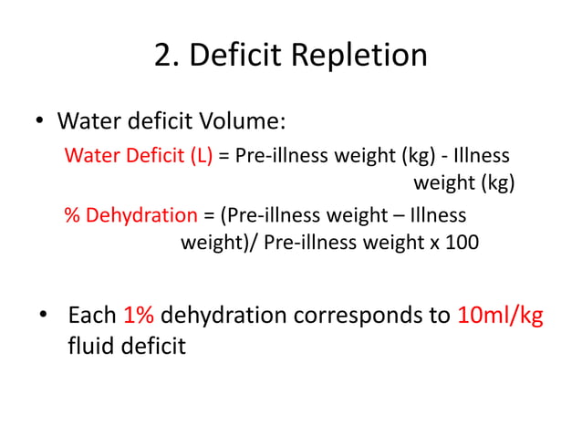 Assessment and management of dehydration siddarth mahajan | PPTX