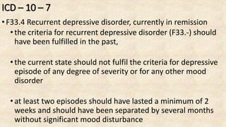Assessment and management of depression | PPTX