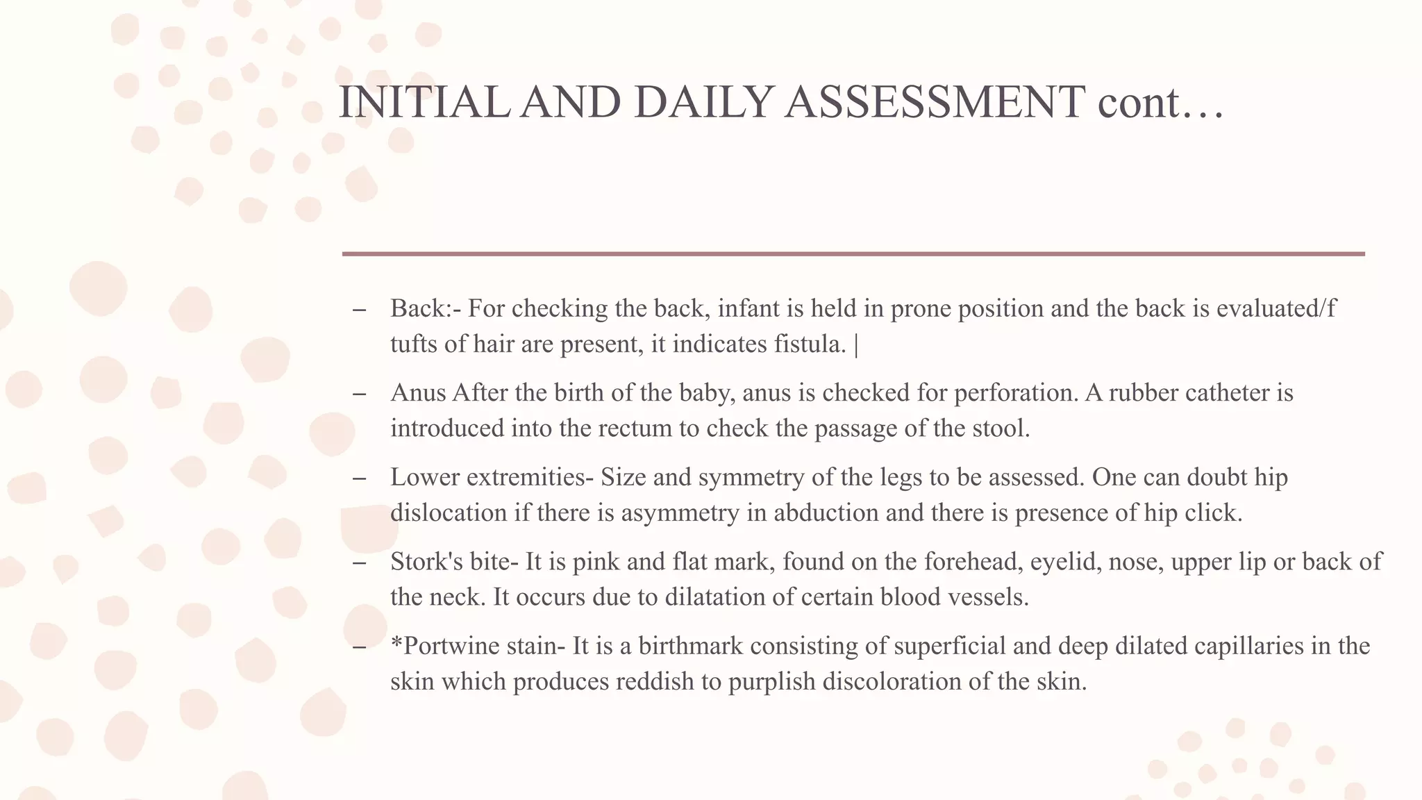 Assessment and management of normal neonates | PPTX