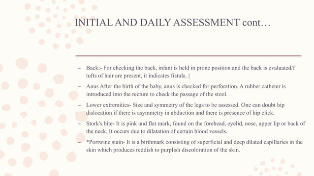 Assessment and management of normal neonates | PPTX | Pregnancy ...