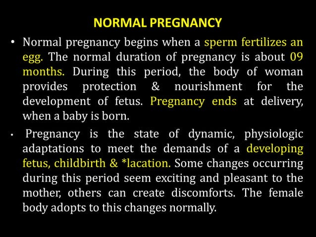 assessment and management of pregnancy ( antenatal).pptx | Pregnancy ...