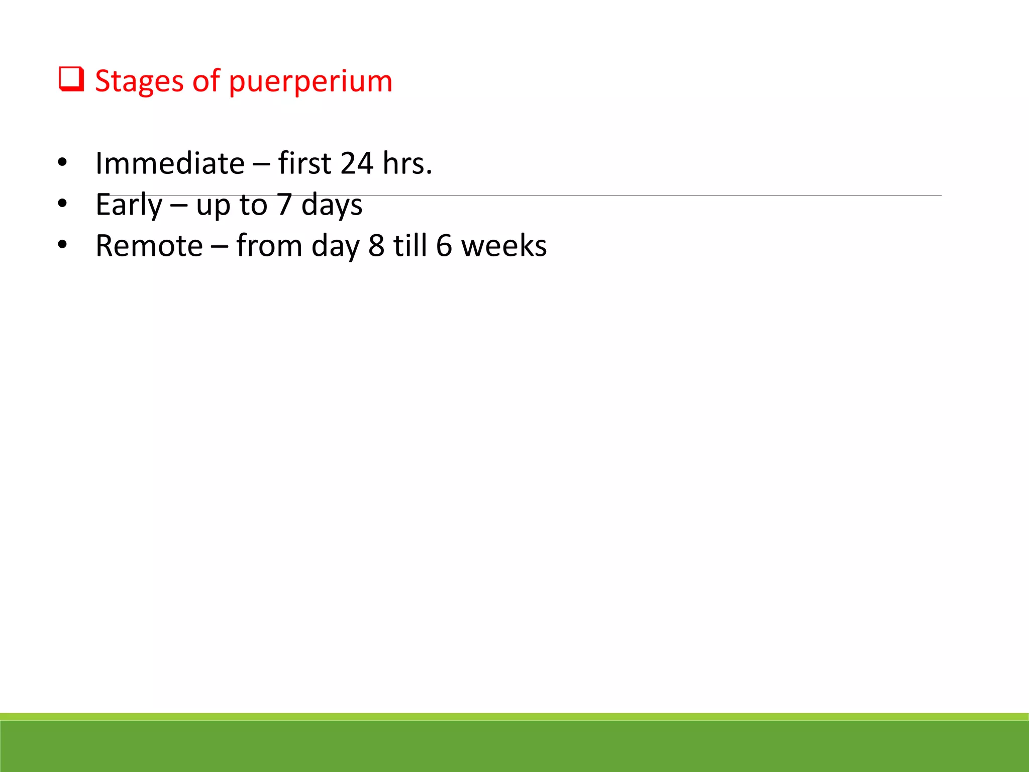 Assessment and management of woman during postnatal period | PPTX