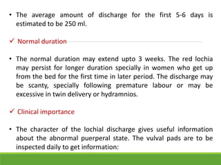 Assessment and management of woman during postnatal period | PPTX