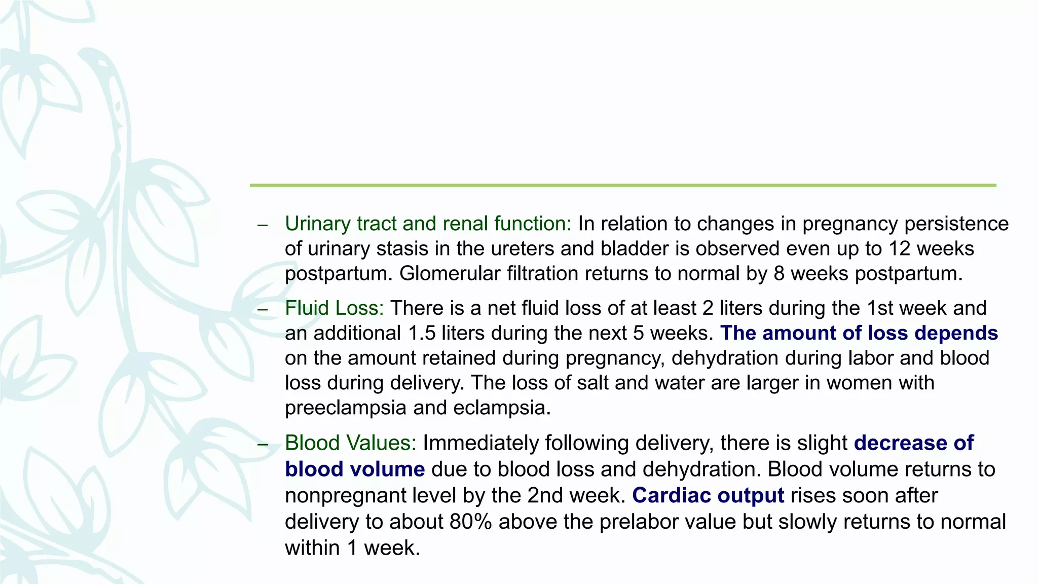Assessment and management of women during post natal | PPTX