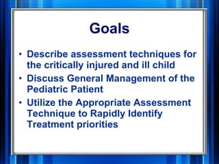Assessment And Managment Of Critically Ill Child 1 | PPT