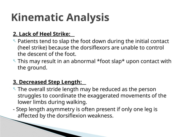 Assessment and physiotherapy management of High step gait.pptx ...