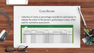 Assessment and Recording Methods | PPTX