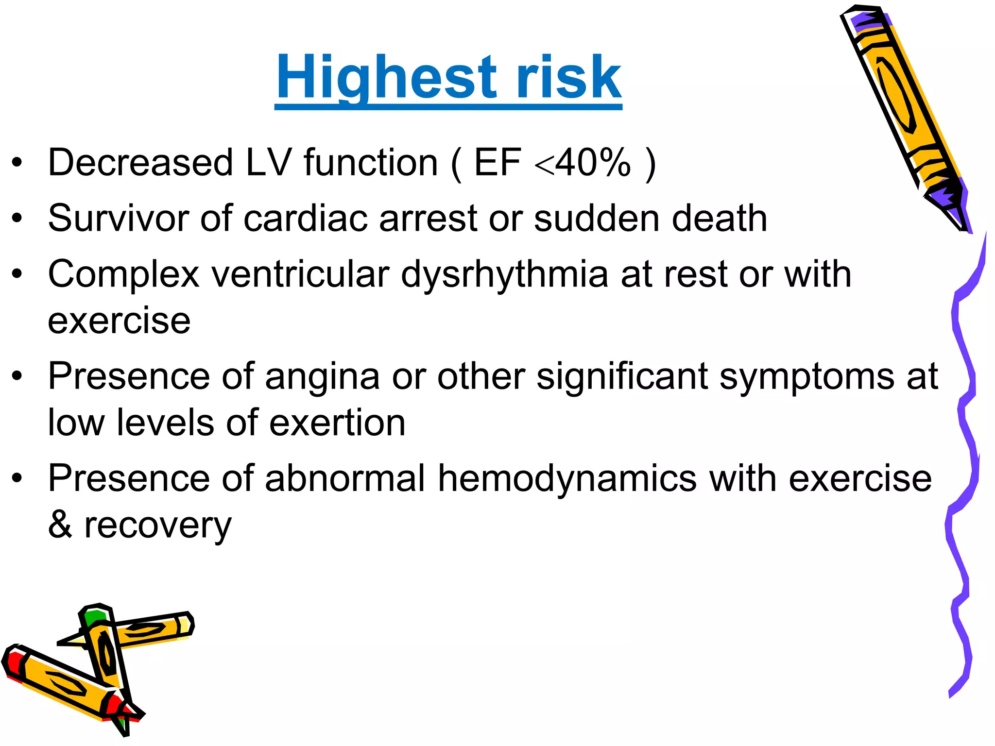 Assessment and risk stratification for cardiac rehabilitation | PPTX