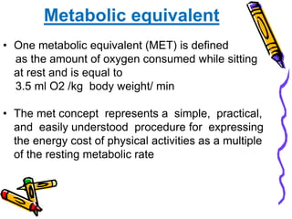Assessment and risk stratification for cardiac rehabilitation | PPTX