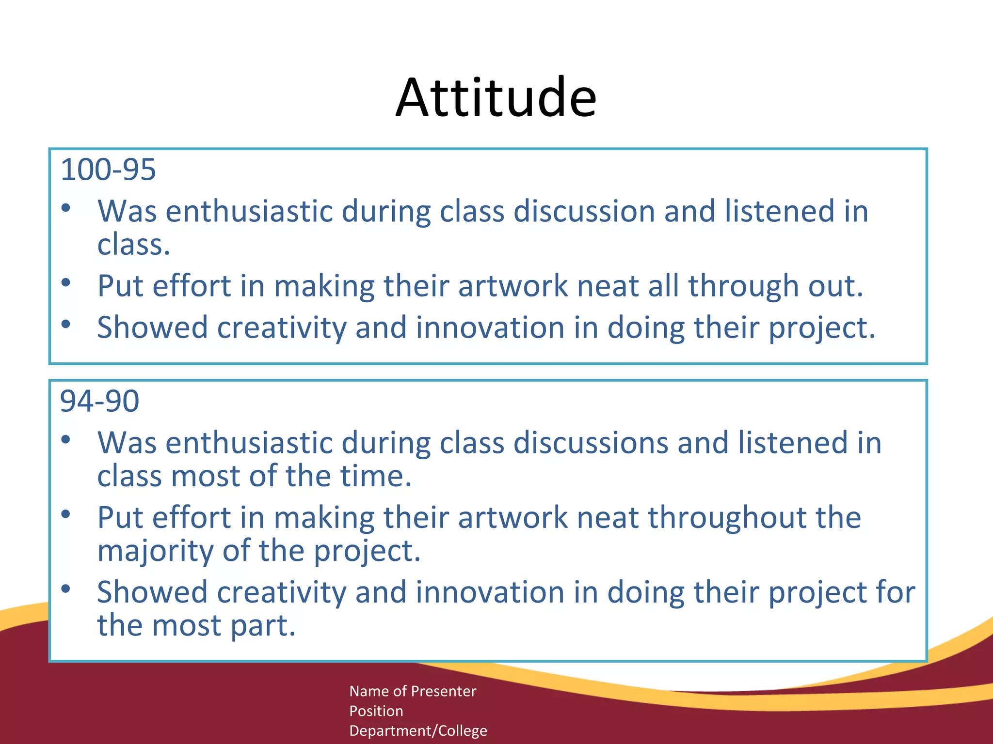 Assessment and rubrics making | PPT | Science