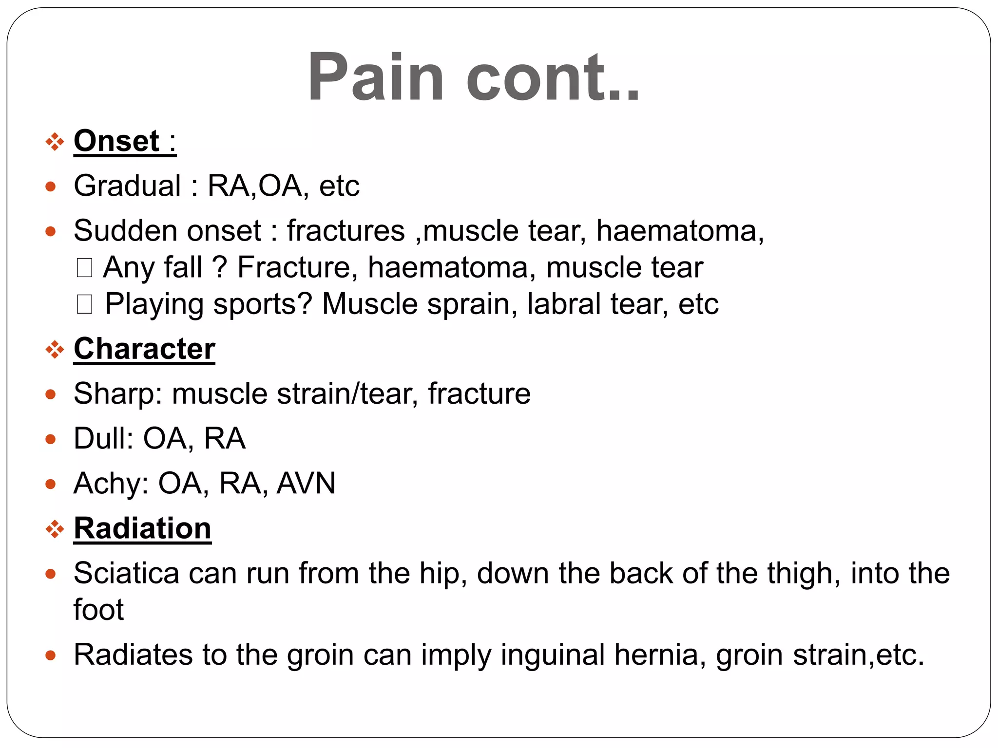Assessment and special tests of Hip joint | PPTX