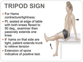 Assessment and special tests of Hip joint | PPT